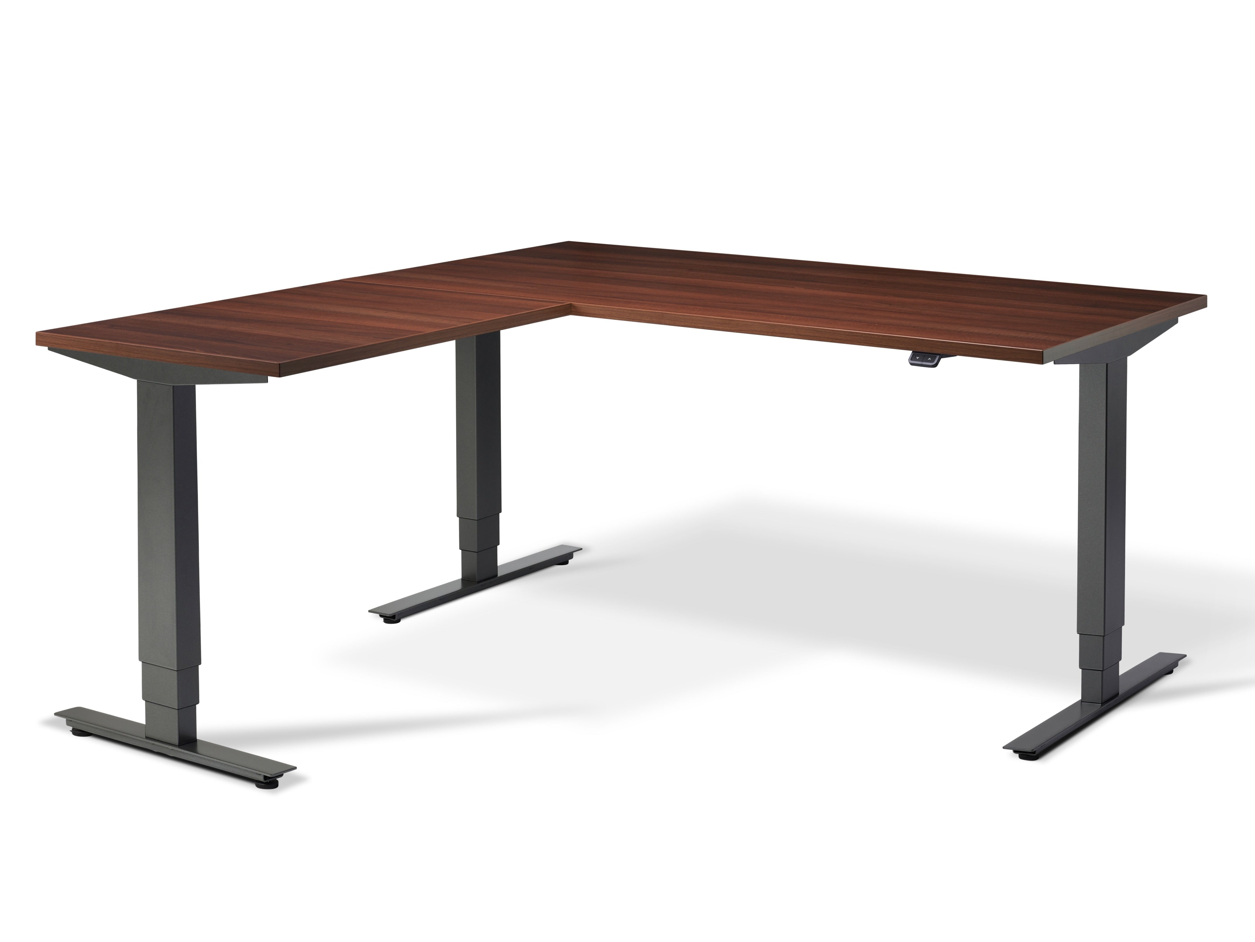 Stand Up Corner Desk Bundle Height Adjustable FRISKA DESK