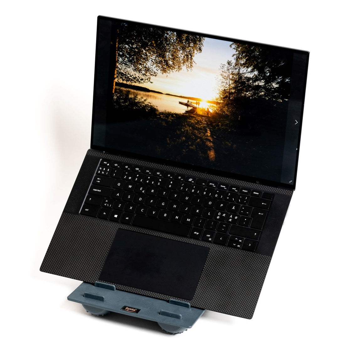 Black Adjustable Laptop Stand | Lightweight - FRISKA DESK