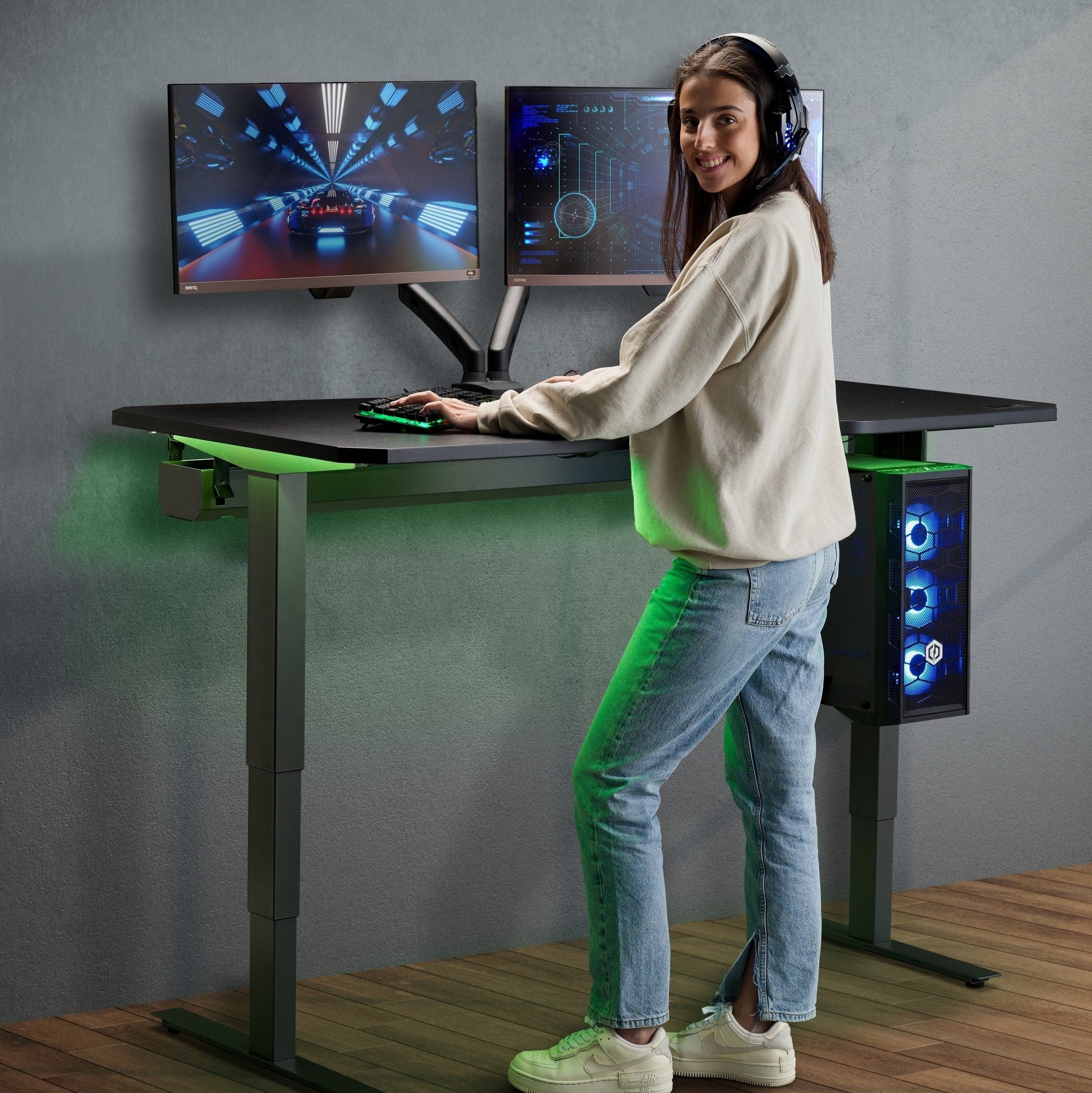 Led strip desk store